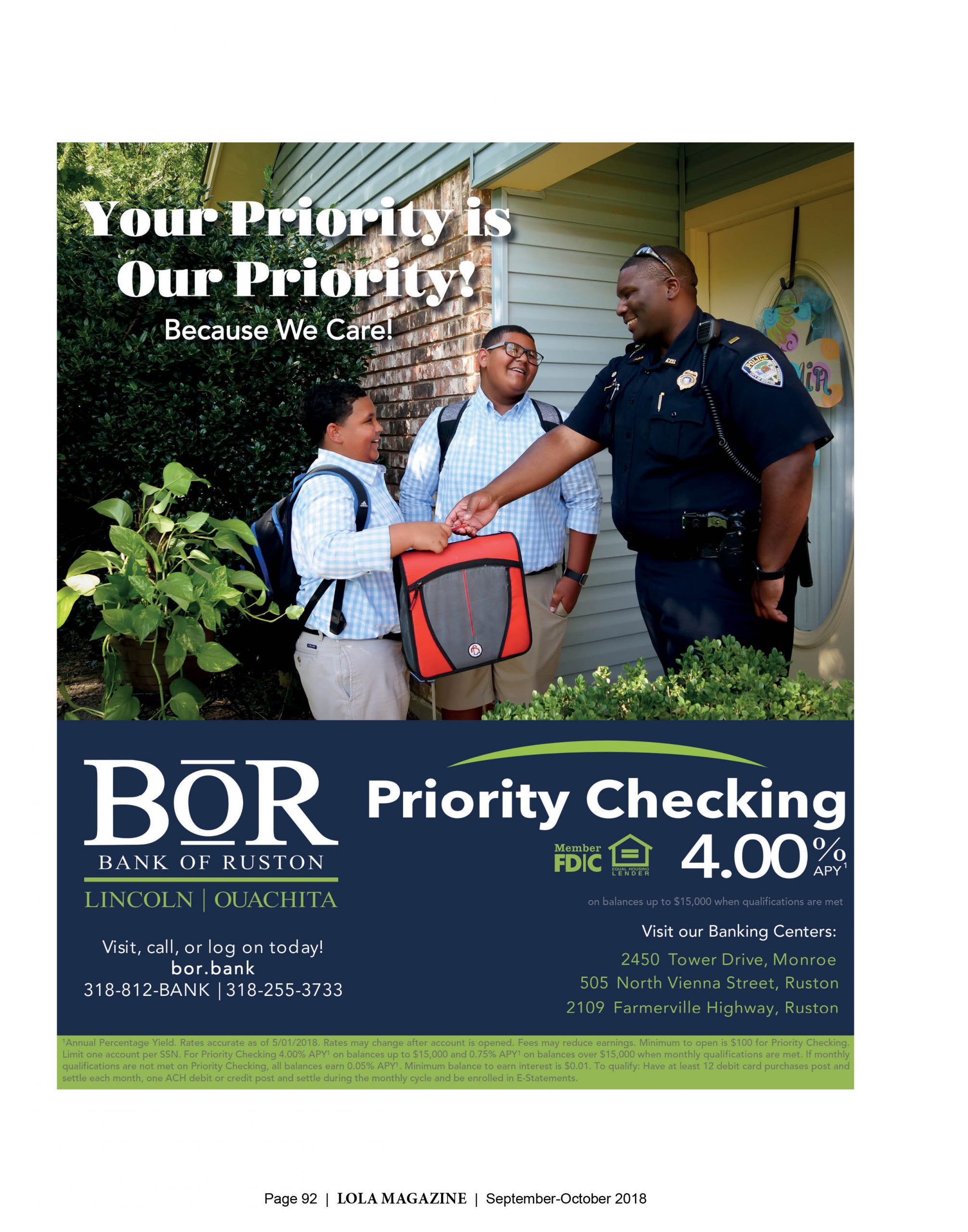 Bank of Ruston | Lola Magazine