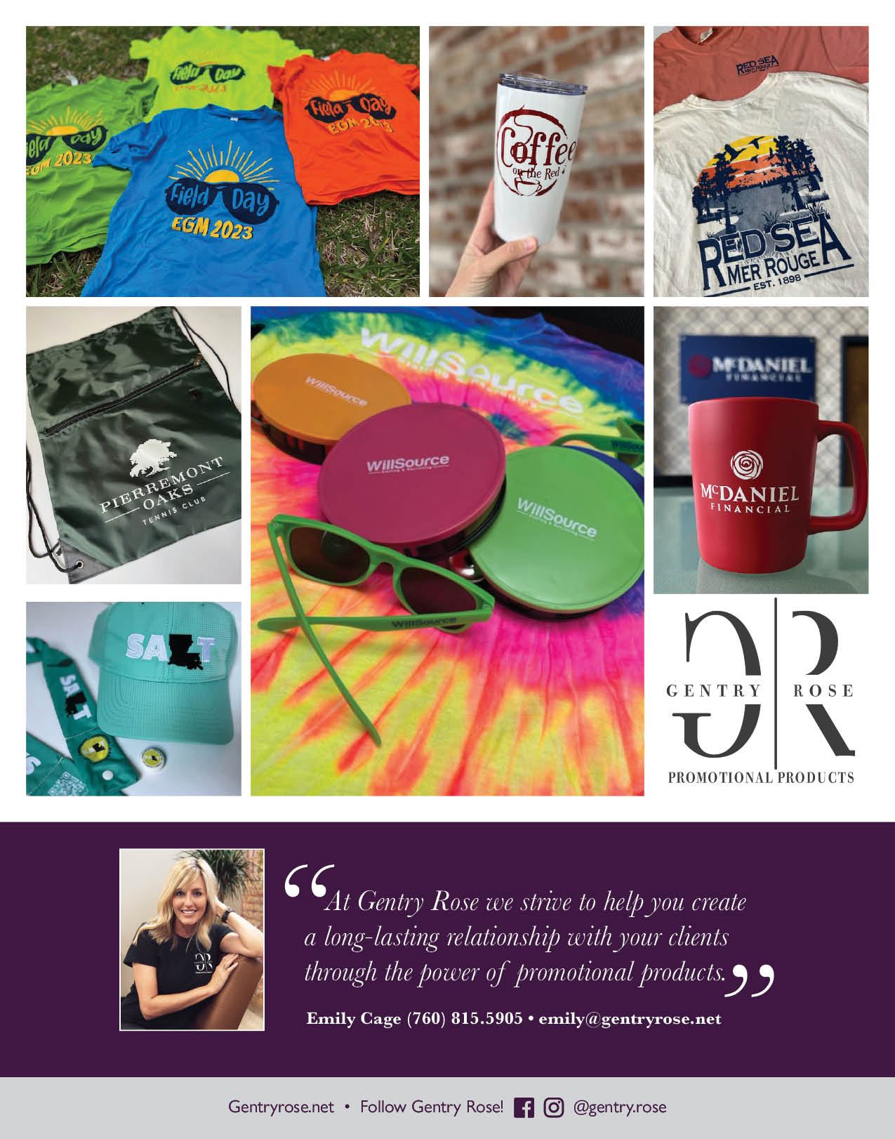 Gentry Rose Promotional Products | Lola Magazine
